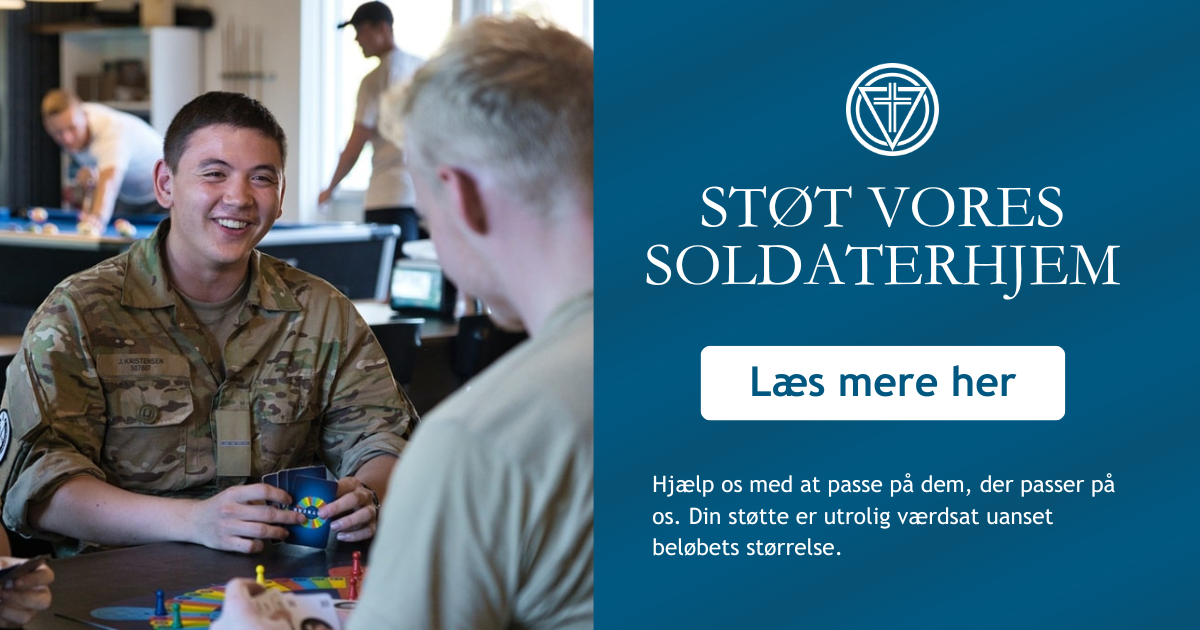 Støt vores soldaterhjem - KFUM's Soldatermission
